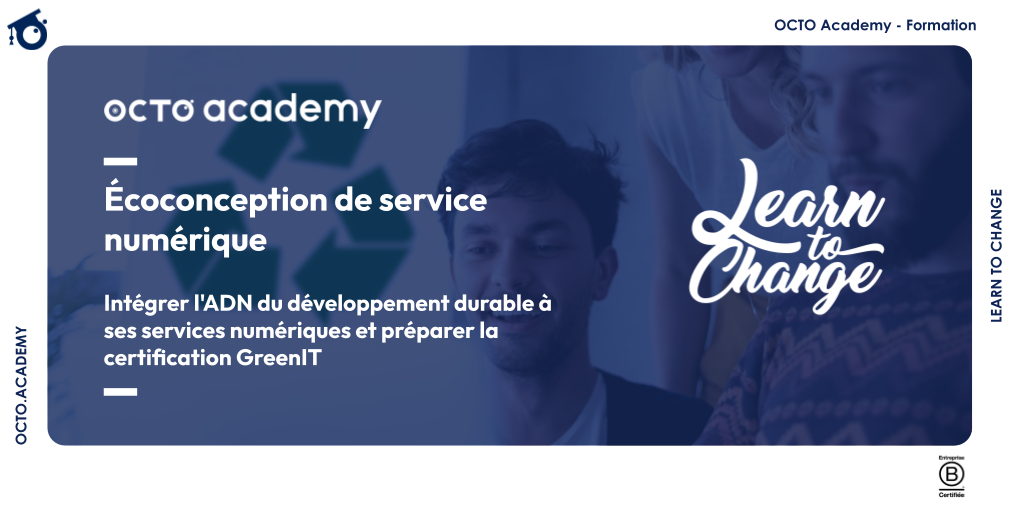 Formation officielle certifiante « Écoconception de service numérique » | OCTO Academy